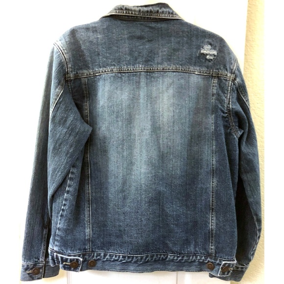 Indigo Blue | Jackets & Coats | Indigo Star Lined Jean Jacket Sz Med ...